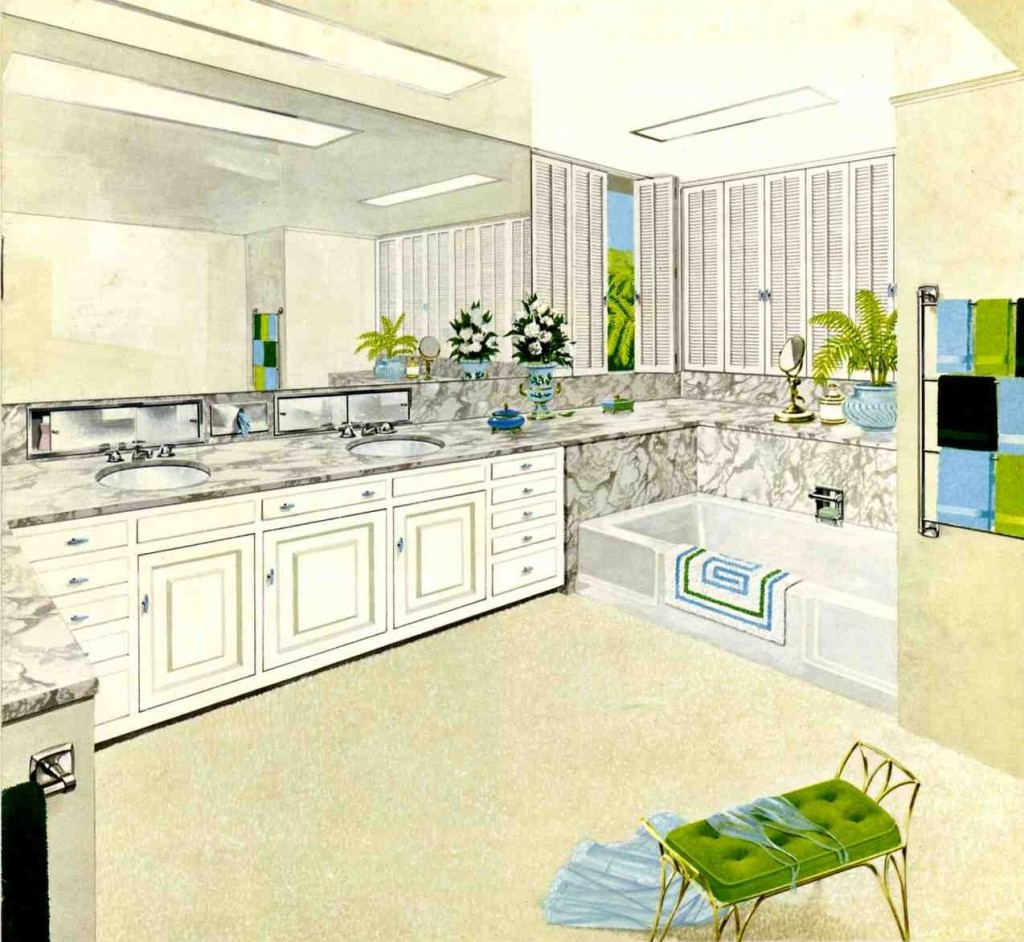 Six mid-century bathrooms, vintage 1962 - Retro Renovation
