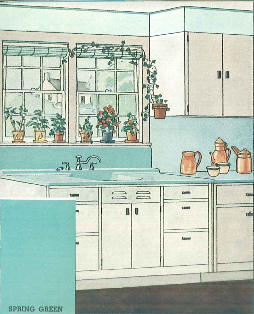 The color green in kitchen and bathroom sinks, tubs and toilets - from ...