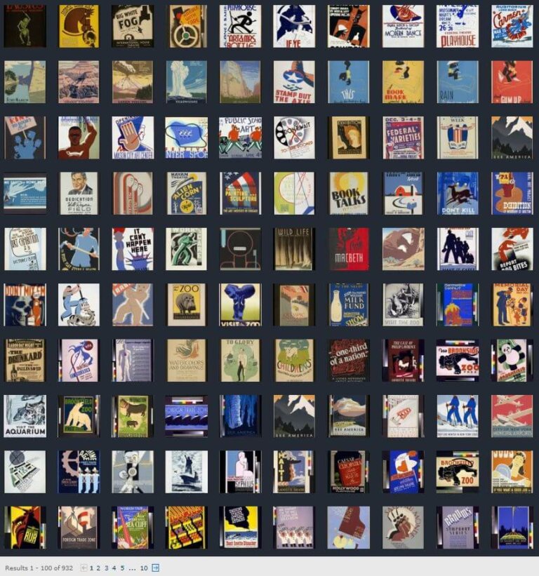 907 free downloadable WPA posters from 1936 - 1943 - Retro Renovation