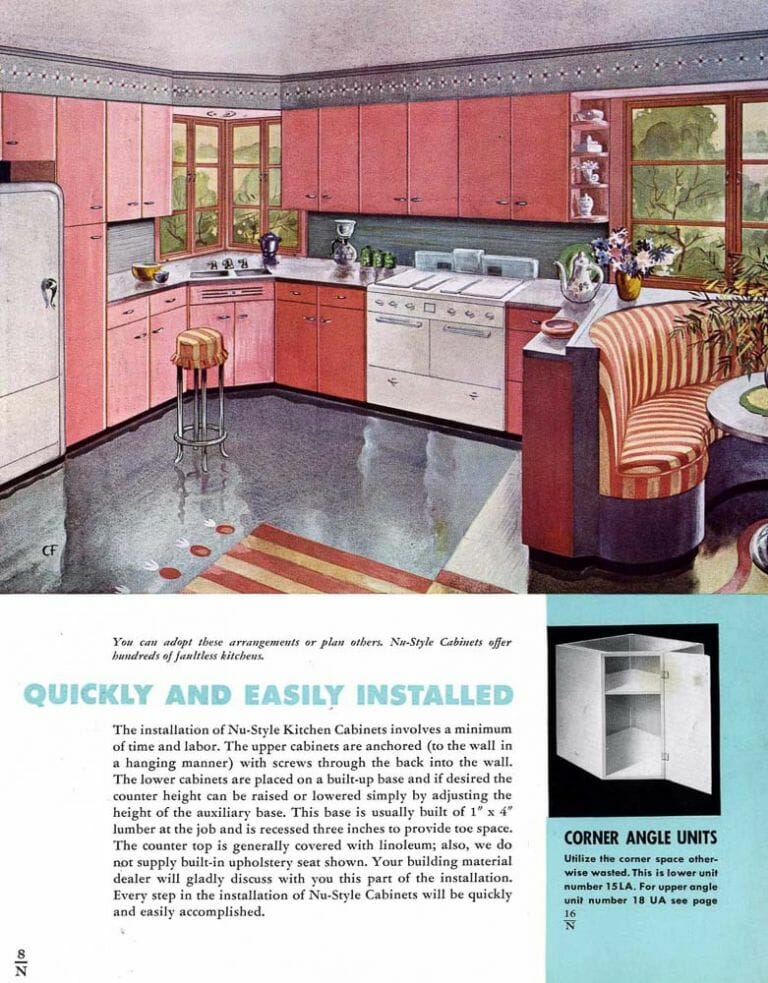 Classic midcentury wood kitchen cabinets from 1948 - 20 pages of Nu ...