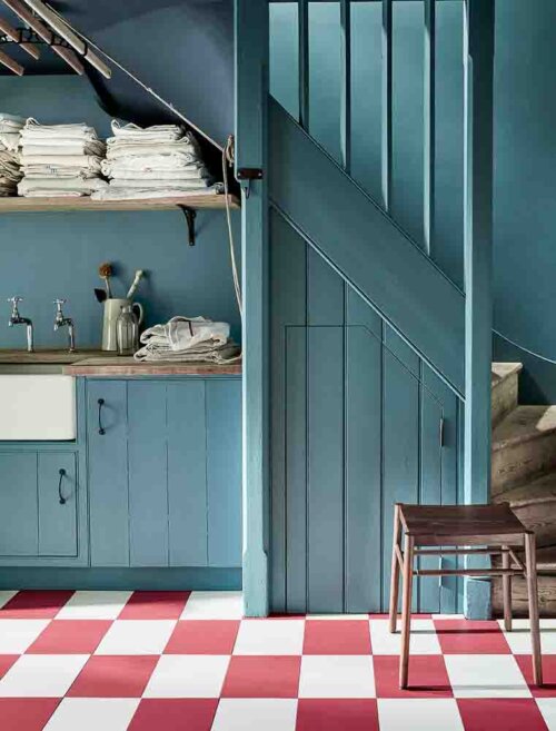 Checker floor tiles - retro-authentic 9" squares in 3 cheery patterns