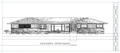 Custom midcentury modern home portrait by Christian Musselman - Retro ...